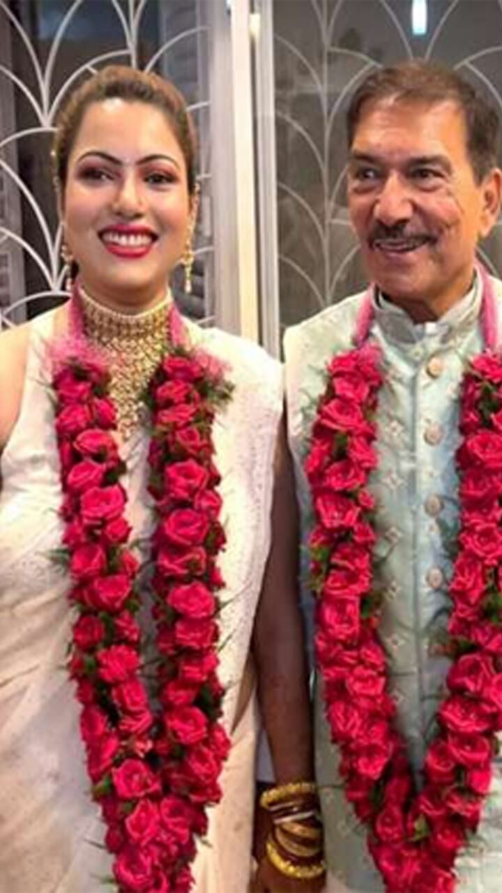Former cricketer Arun Lal and Bulbul Saha got married