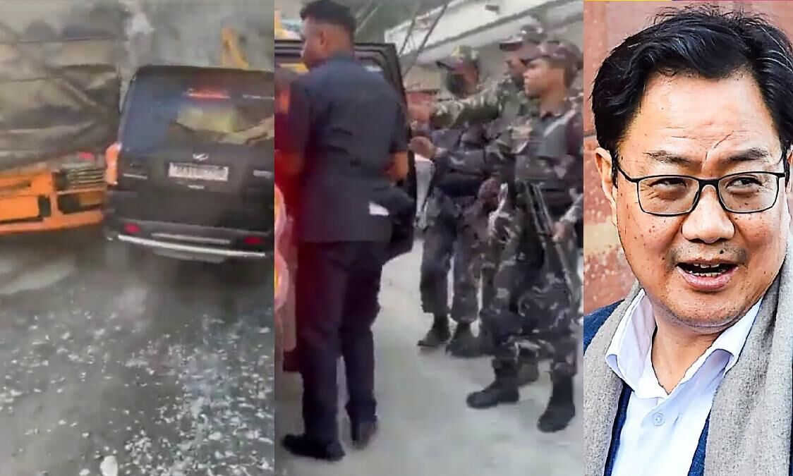 Kiren Rijiju Car Accident : किरण रिजिजू की कार को ट्रक ने मारी टक्कर, हादसे में क्षतिग्रस्त हुई ...