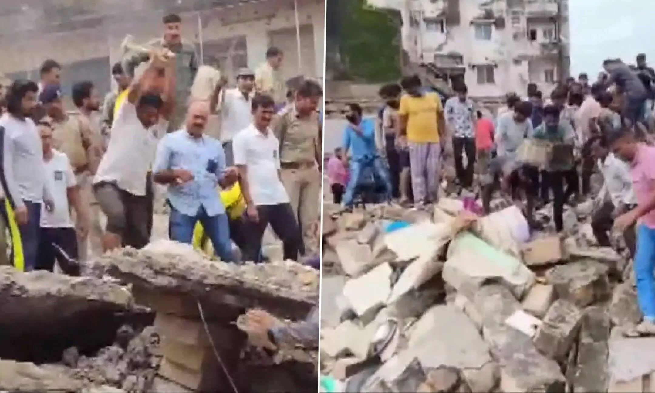 Junagarh Building Collapse: गुजरात के जूनागढ़ में बड़ा हादसा, दो मंजिला ...