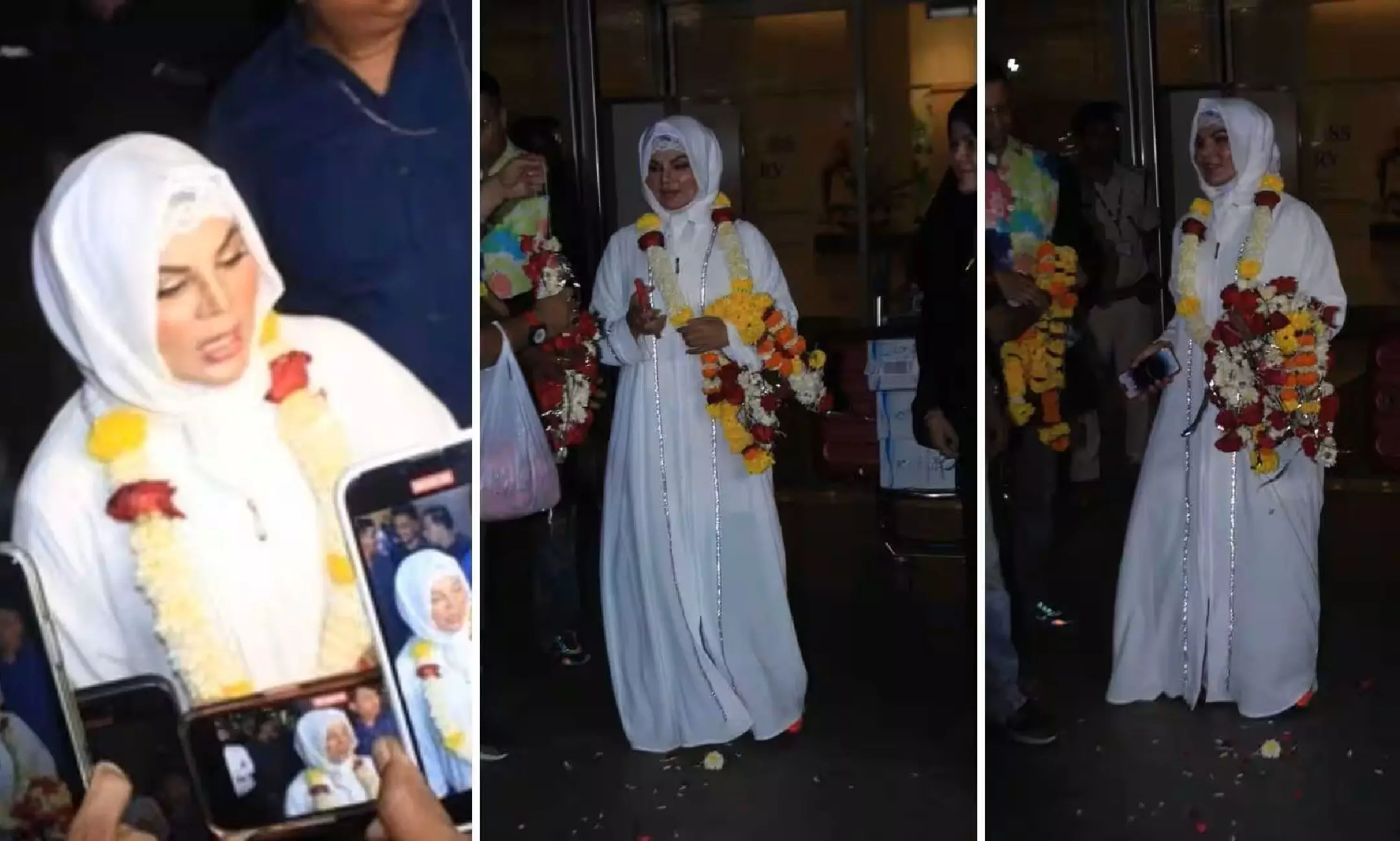 Rakhi Sawant Umrah News: उमराह से लौटी राखी सावंत उर्फ़ फातिमा ...