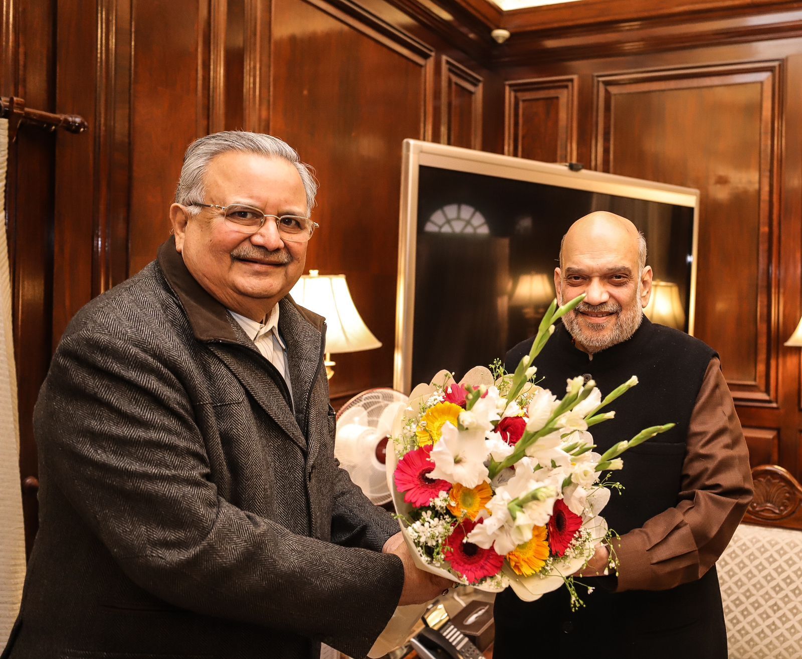 Dr. Raman Singh: दिल्‍ली पहुंचे डॉ. रमन: शाह और धनखड़ से की मुलाकात, उप ...