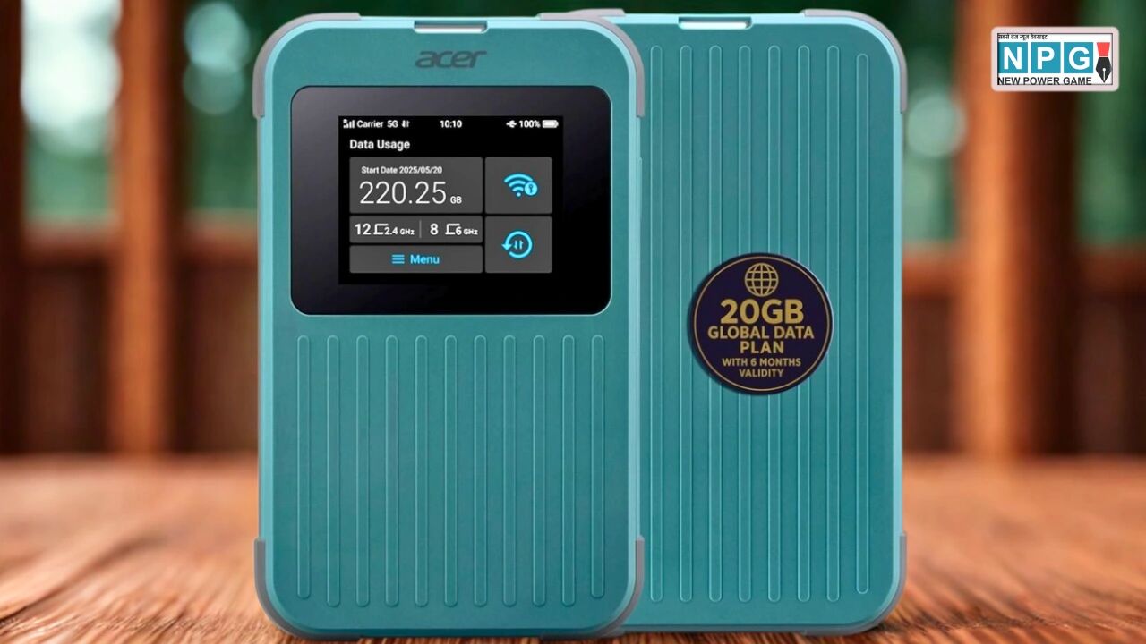 Tri-SIM टेक्नोलॉजी और 8000mAh बैटरी के साथ आया Acer Connect M4 5G ...